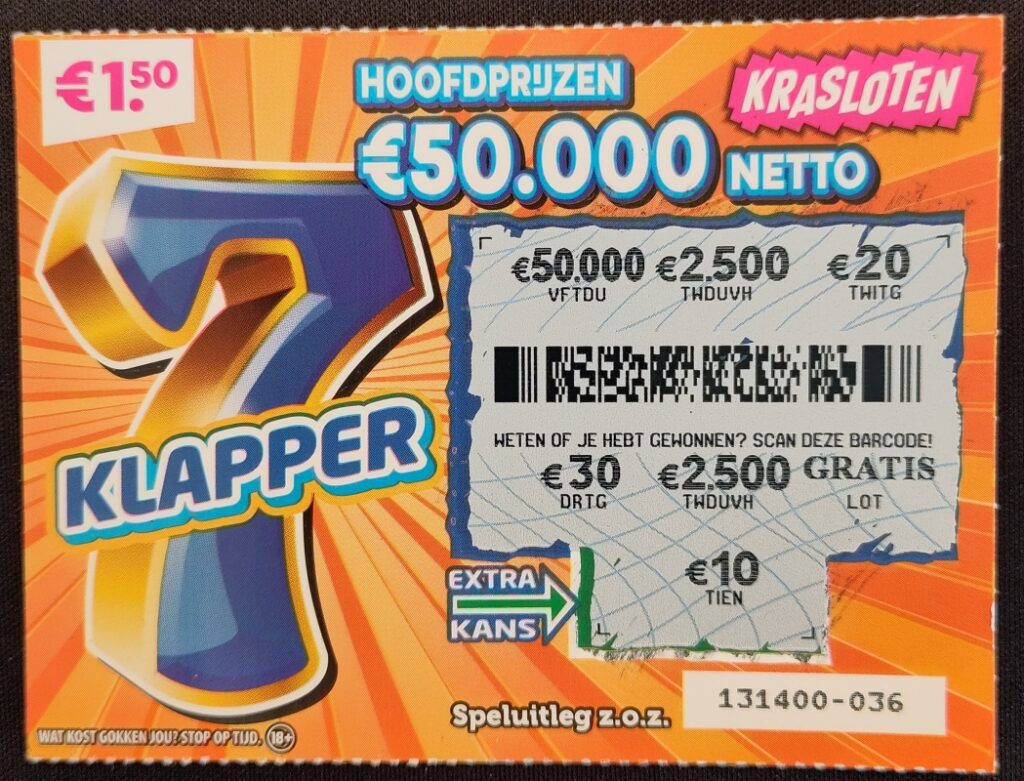 7 Klapper kraslot | Casino.nl